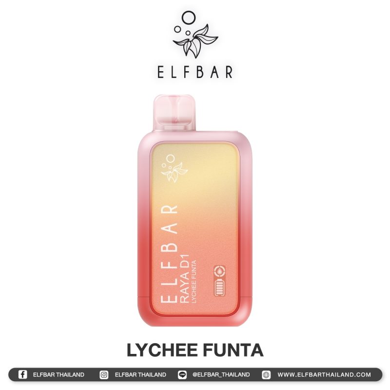 RAYA D1 10000 PUFFS - Lychee Funta - Make it elf, enjoy yourself ...