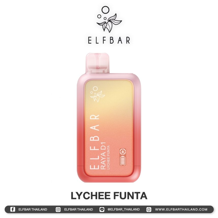 RAYA D1 10000 PUFFS - Lychee Funta - Make it elf, enjoy yourself ...