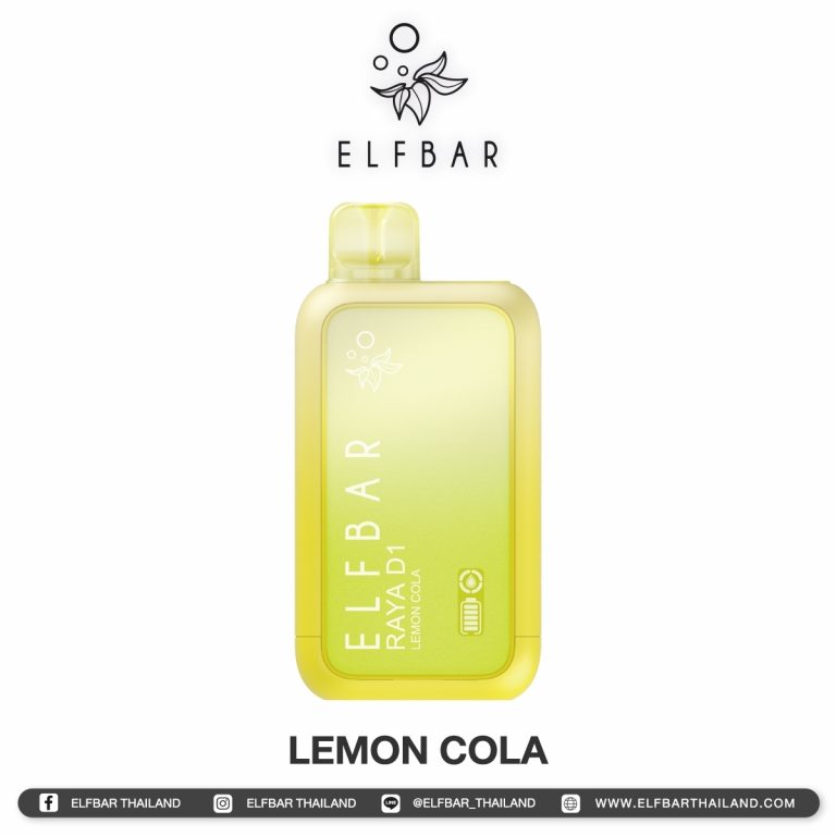 RAYA D1 10000 PUFFS - Lemon Cola - Make it elf, enjoy yourself - Elfbar ...