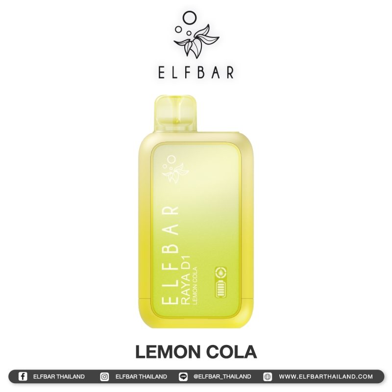 RAYA D1 10000 PUFFS - Lemon Cola - Make it elf, enjoy yourself - Elfbar ...