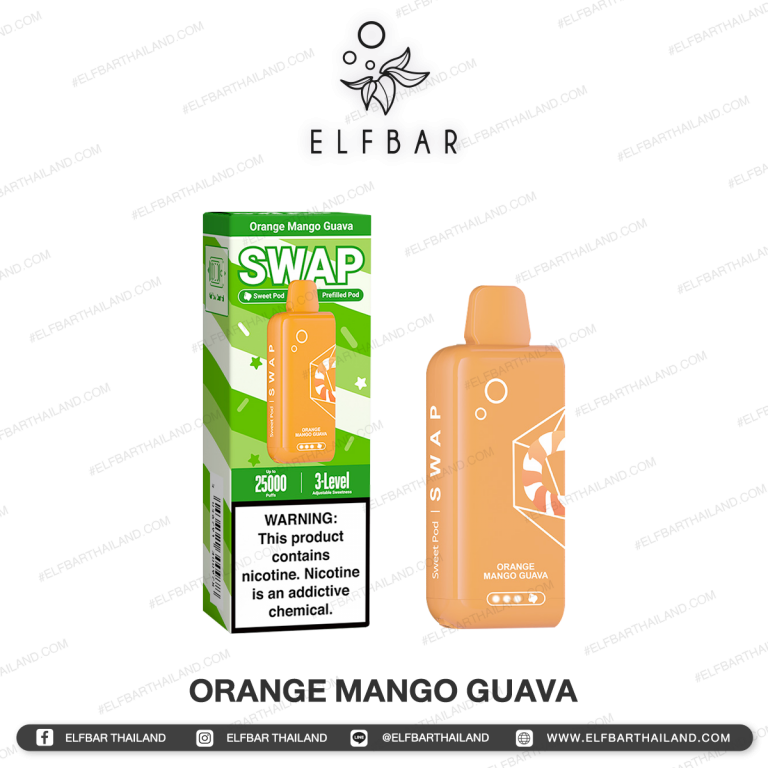Swap Pod Orange Mango Guava - Make it elf, enjoy yourself - Elfbar Thailand
